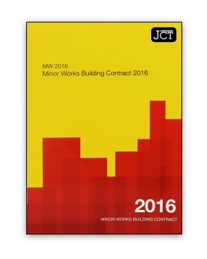 JCT Minor Works Building Contract 2016 (MW) - Construction Books