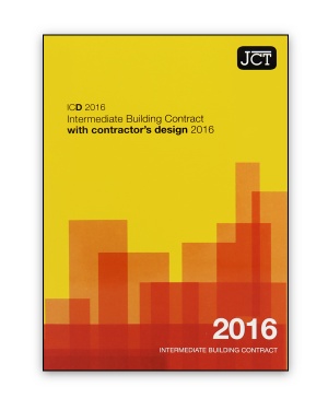 JCT Intermediate Building Contract with contractor's design 2016 (ICD) - Construction Books