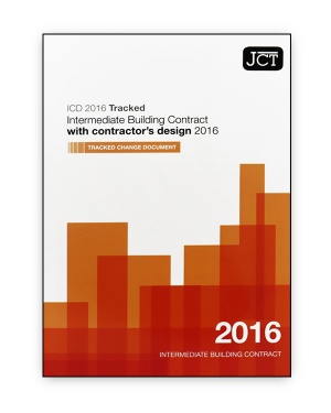 JCT Intermediate Building Contract with contractor's design 2016 (ICD) Tracked Change Document ...