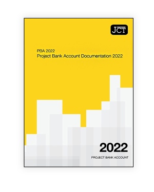 JCT Project Bank Account Documentation 2022 (PBA 2022) - Construction Books