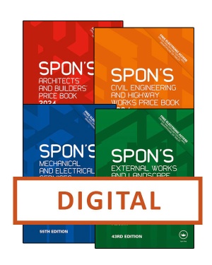 Spon's 2024 Extra Value Pack - DIGITAL - Construction Books