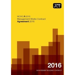 JCT Management Works Contract Agreement 2016 (MCWC/A) - Construction Books