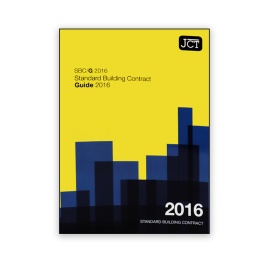 JCT Standard Building Contract Guide 2016 (SBC/G) - Construction Books