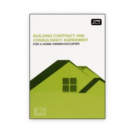 JCT Build Contract and Consultancy Agreement for a Home Owner/Occupier ...