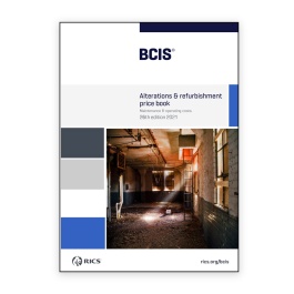 BCIS Alterations and Refurbishment Price Book 2021 - Construction Books